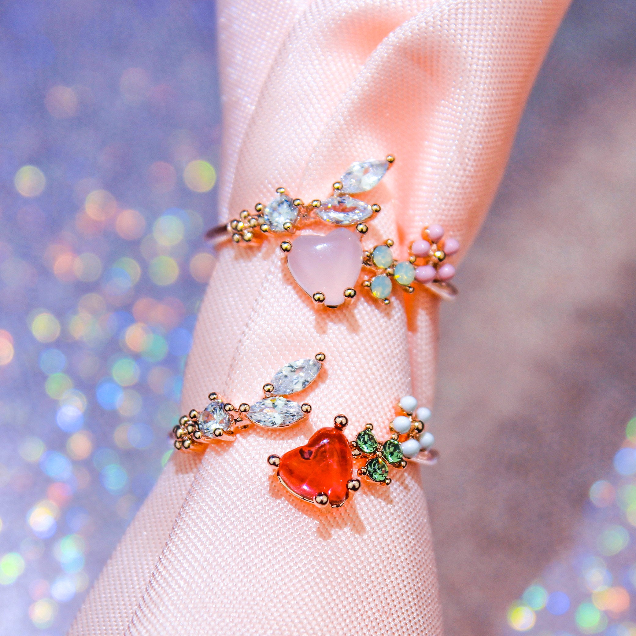 Sweetheart Ring | Cute Valentine Rings for Her | Dainty Adjustable ...